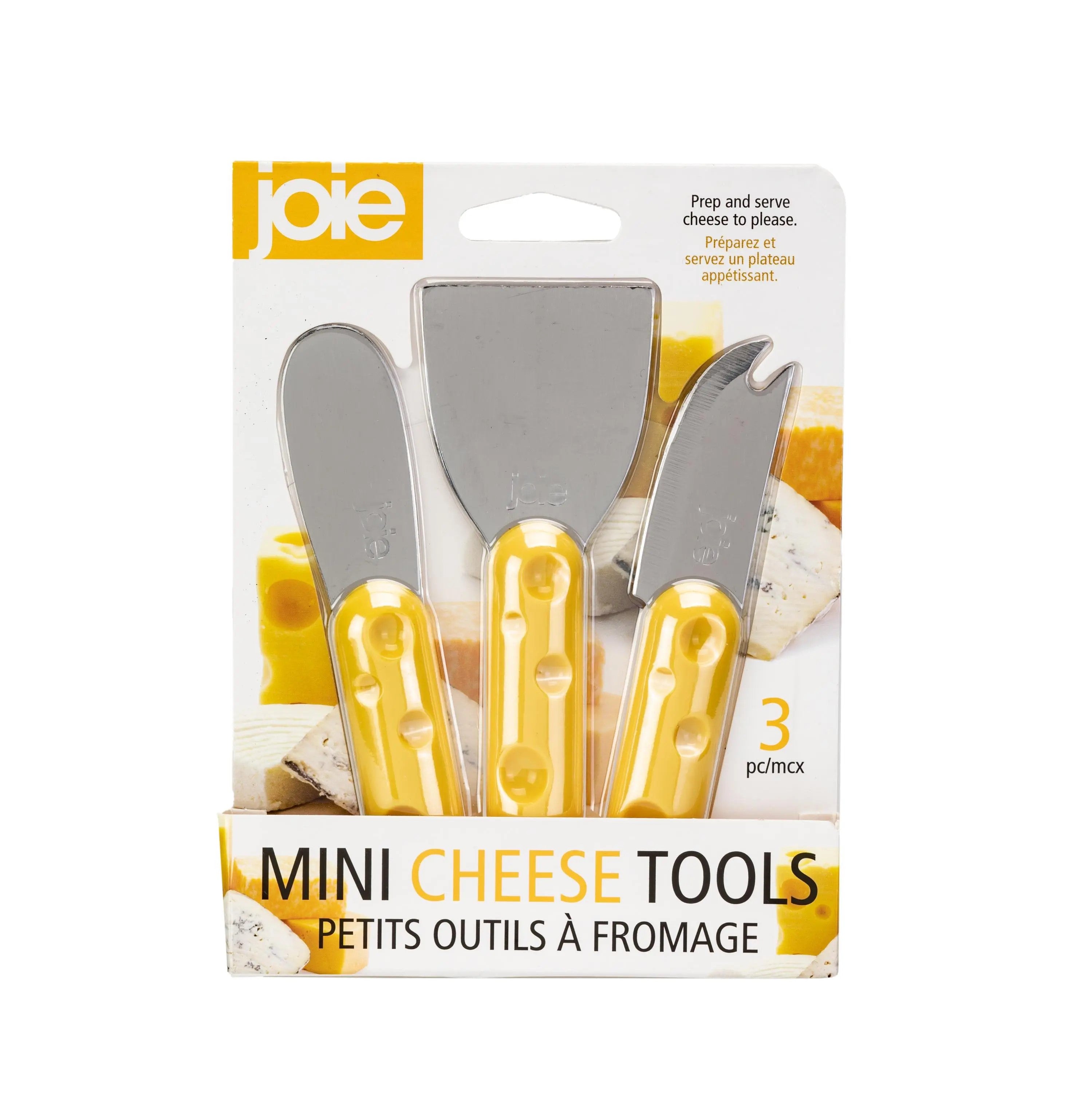 Set De 3 De Mini Cuchillos Para Quesos De Acero Kulhaus