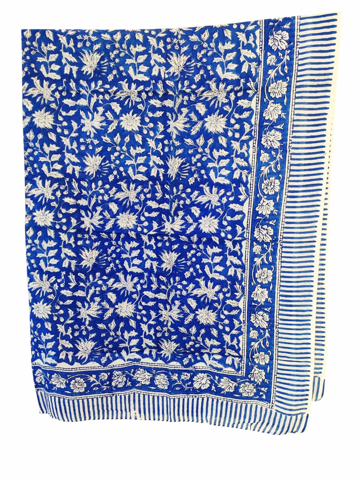 Pareo Azul/Blanco De Algodón – Kulhaus