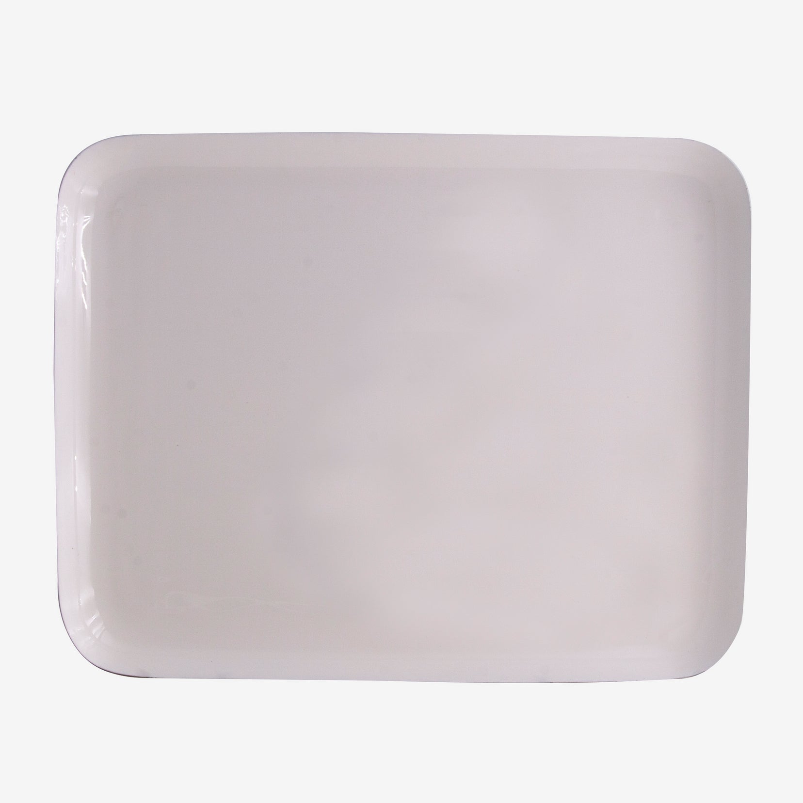 Bandeja Rectangular (Blanca) De Aluminio – Kulhaus