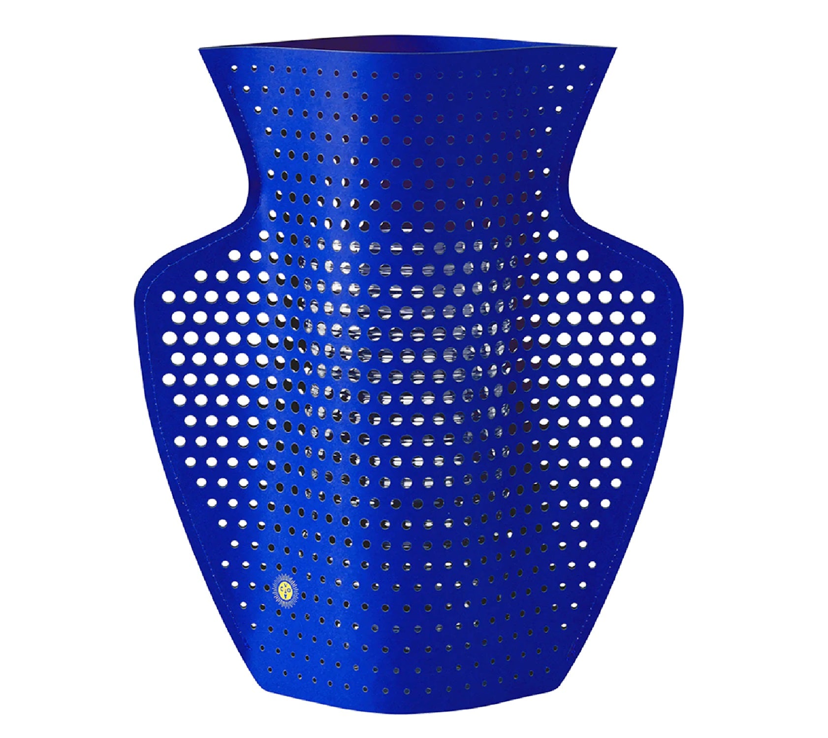 Cubierta Porta Florero (Azúl) De Papel – Kulhaus