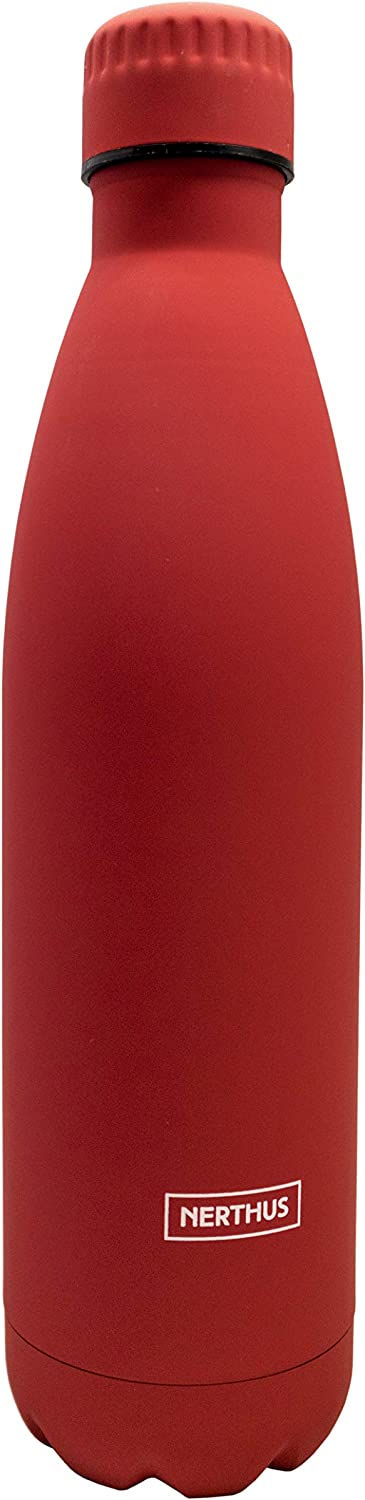 Botella De Doble Pared 500 Ml (Roja) De Metal – Kulhaus